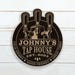 Tap House Carved Wood Sign With Beer Taps and Name / Personalized Bar ...