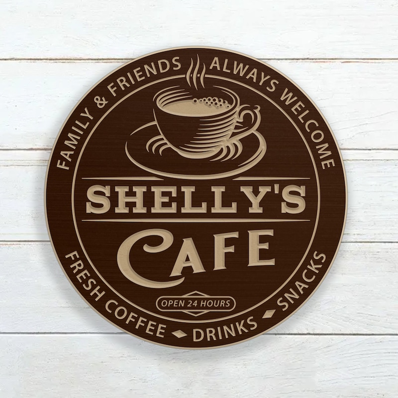Custom Cafe Sign - Etsy