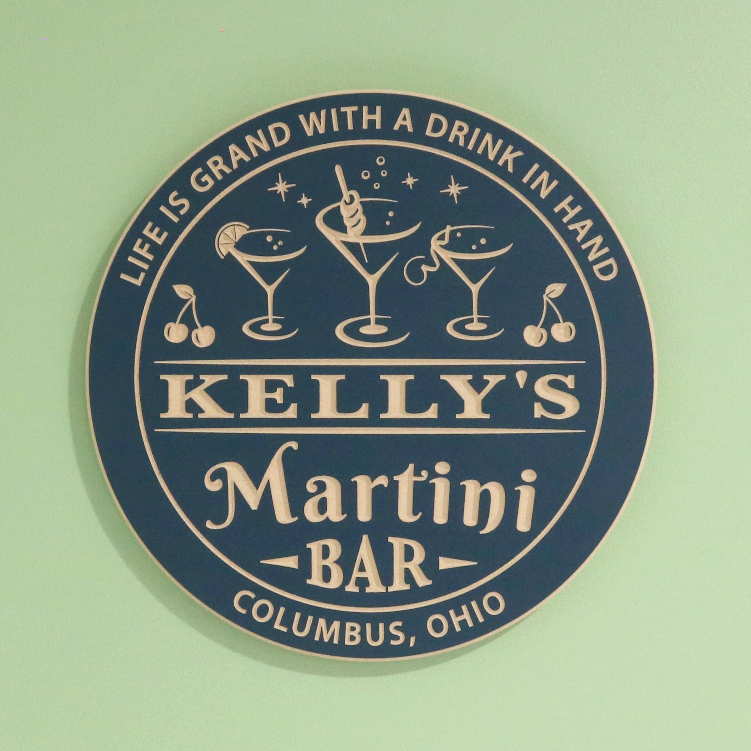 Personalized Martini Bar Sign