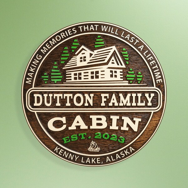 Custom Outdoor Lodge Sign - Etsy