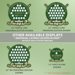 Personalized Hole in One Display / Display for Golf Ball / Carved Wood ...