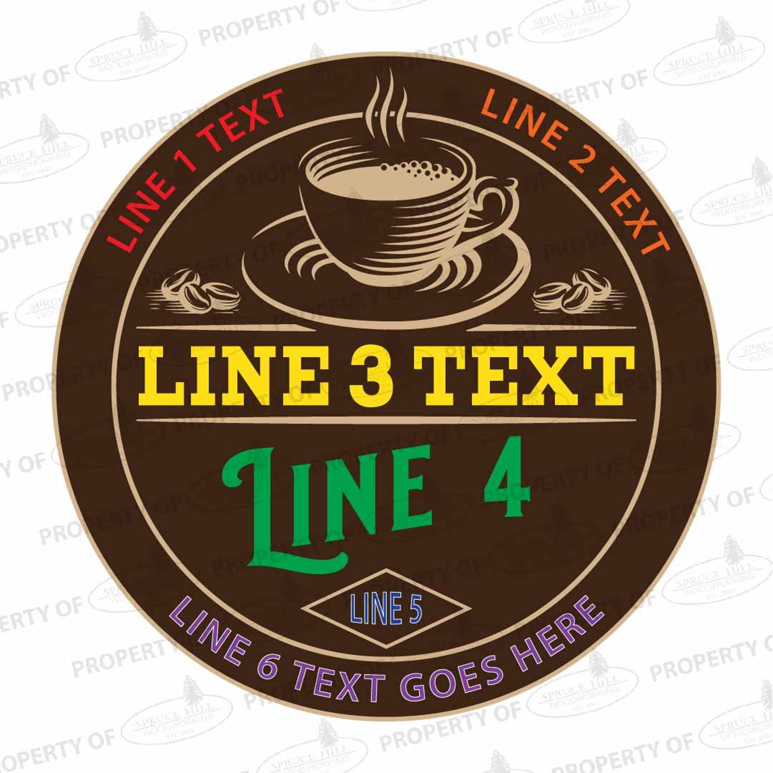 Coffee Bar Sign / Personalized Coffee Bar Sign / Carved Wood Wall Sign ...