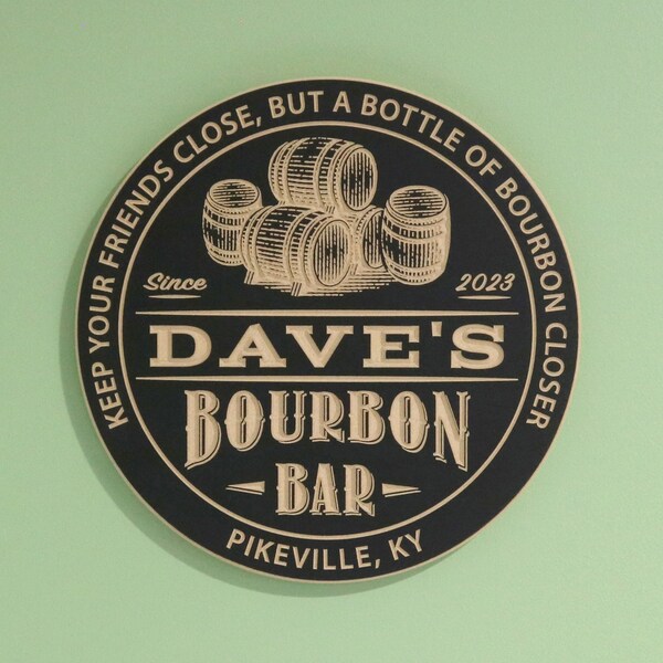 Bourbon Bar Decor - Etsy