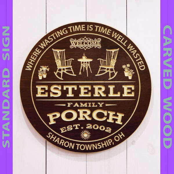 Wood Patio Signs - Etsy