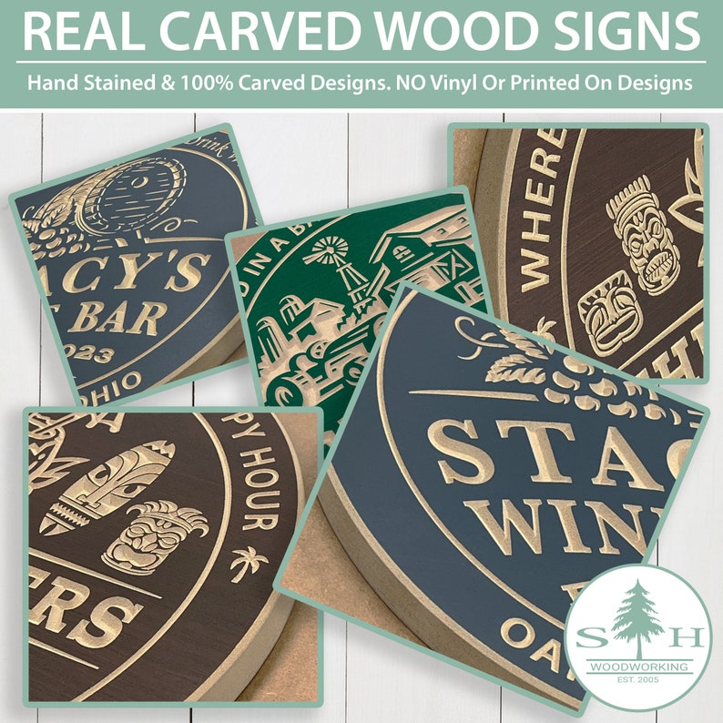 Compound Sign / Personalized Compound Cabin Sign / Carved Wood Sign ...
