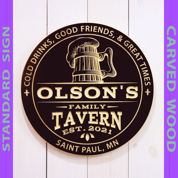 Tavern Sign - Etsy