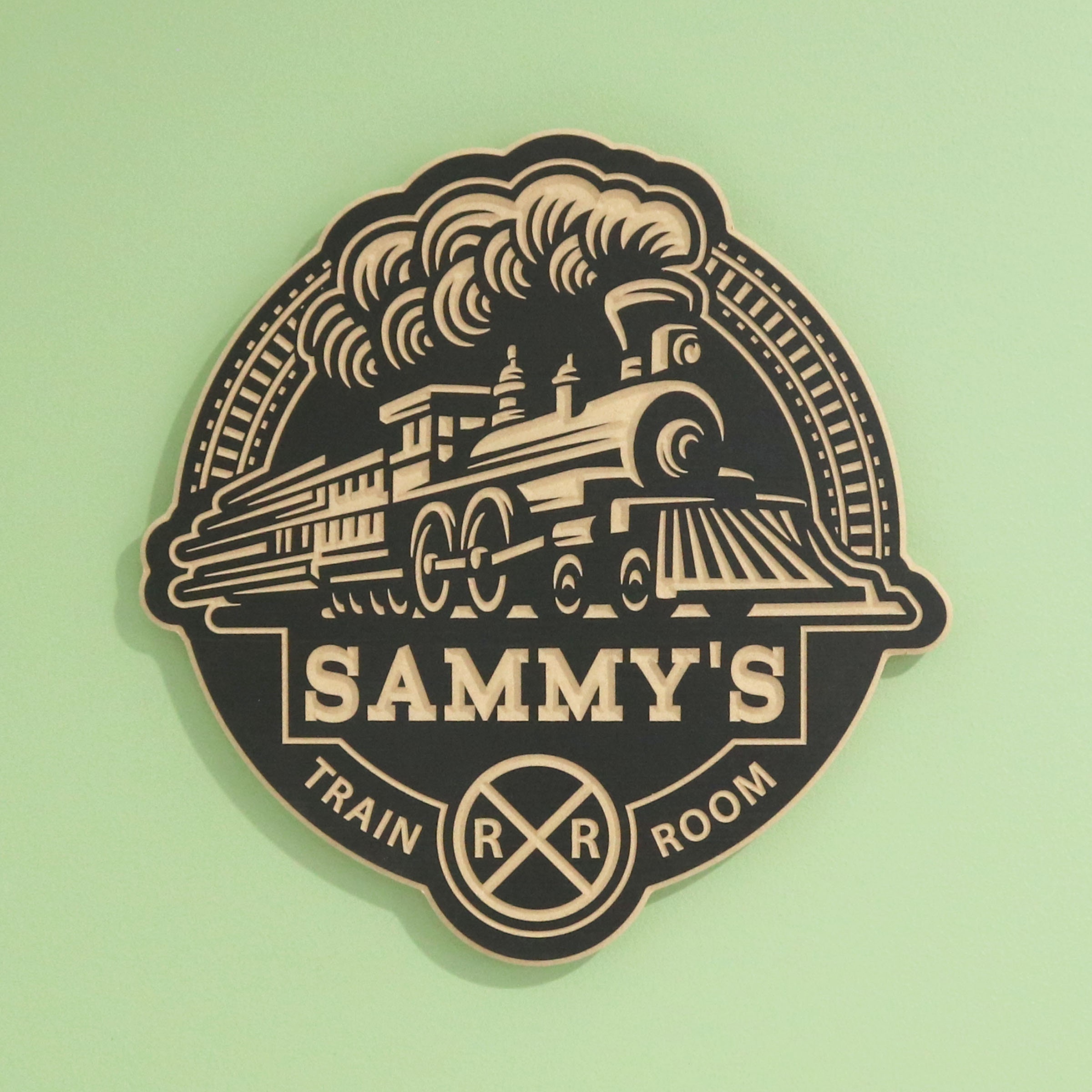 Personalized Train Sign