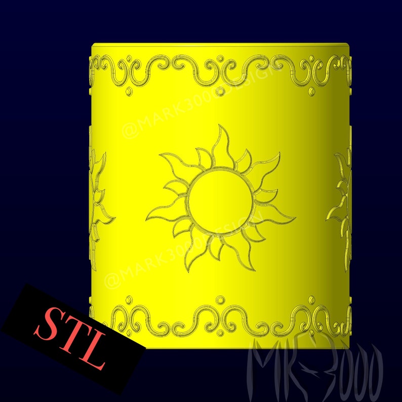 Tangled Lantern Digital 3D Model Set - Etsy