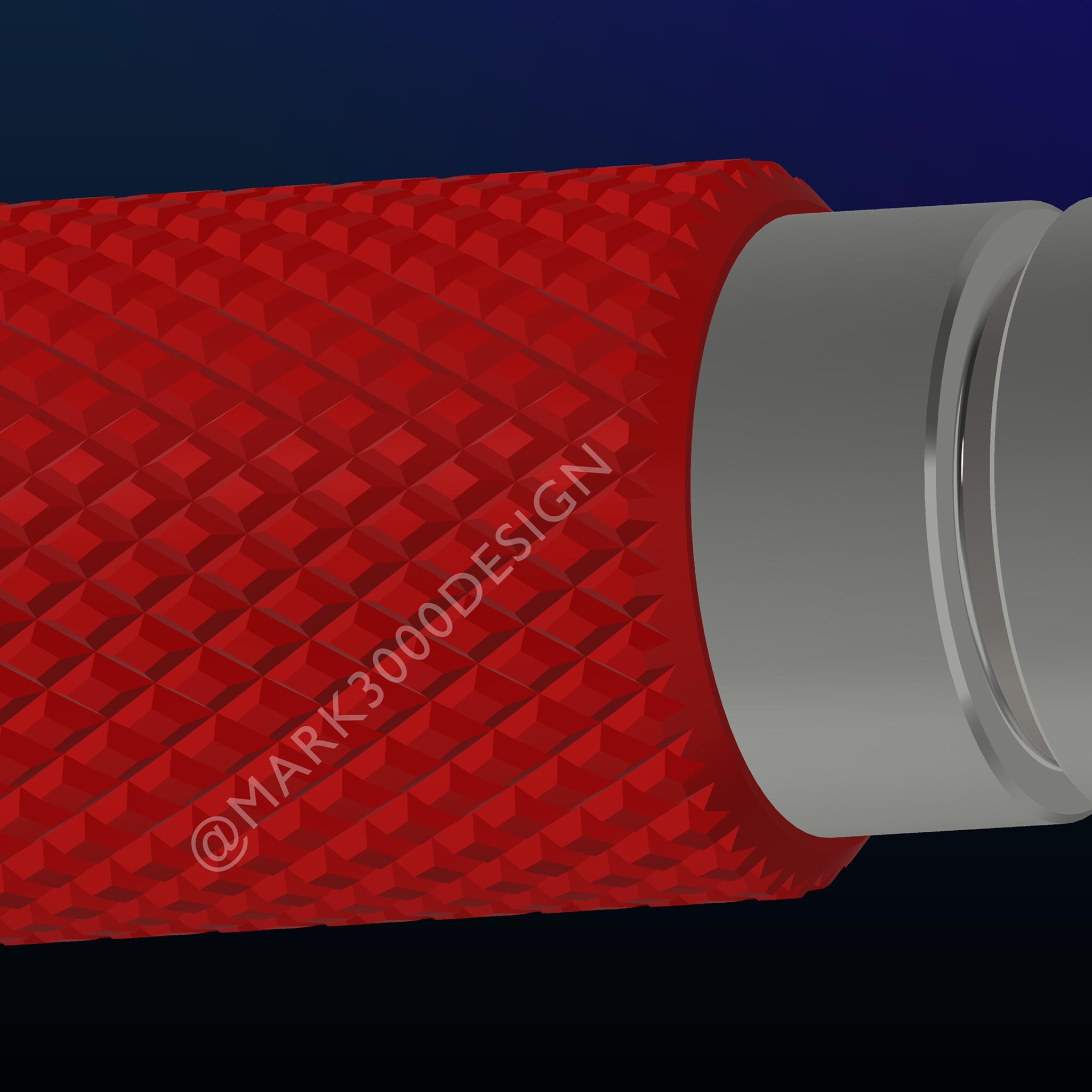 Daredevil’s Batons Knurled 3D STL File - Etsy
