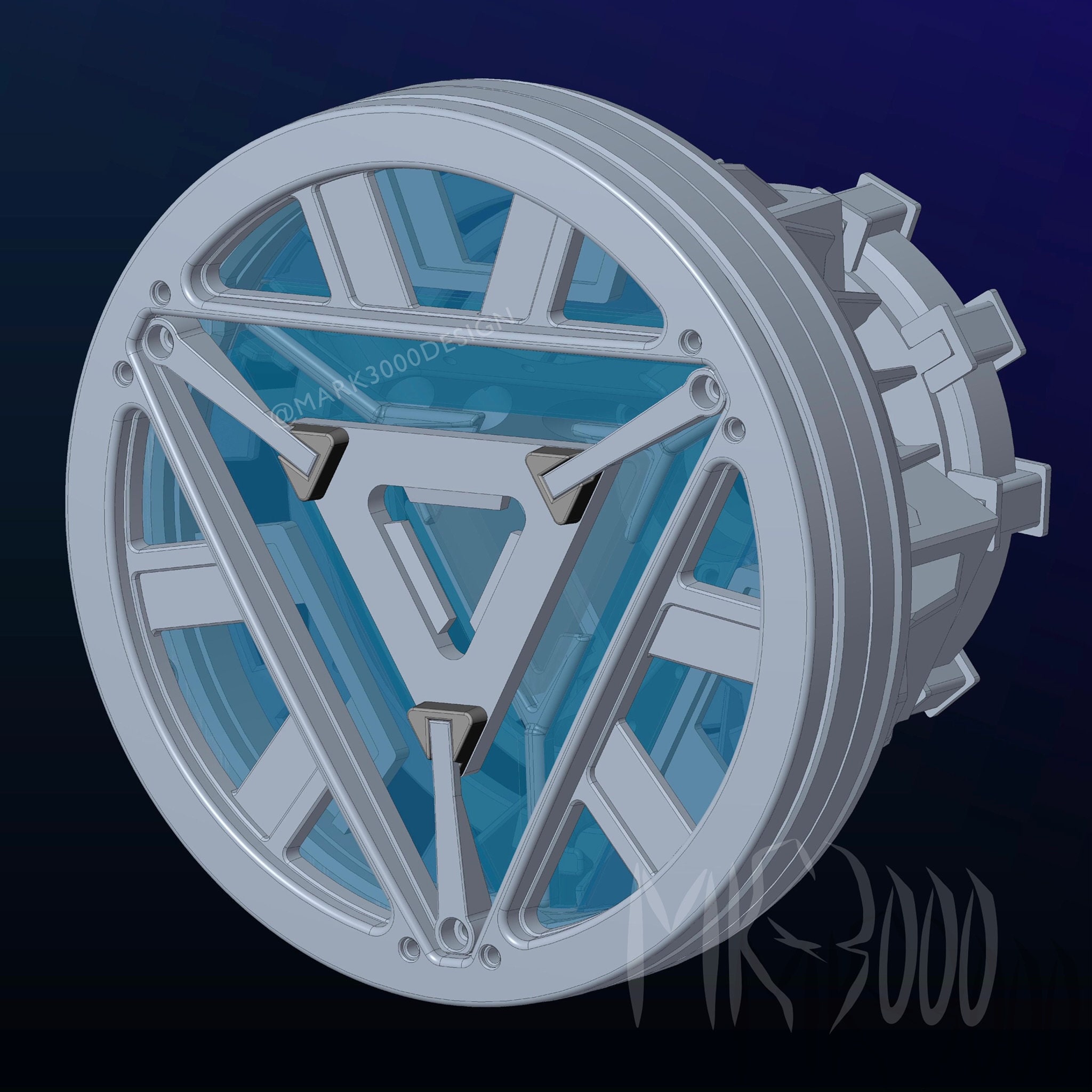 Iron Man Arc Reactor Triangle
