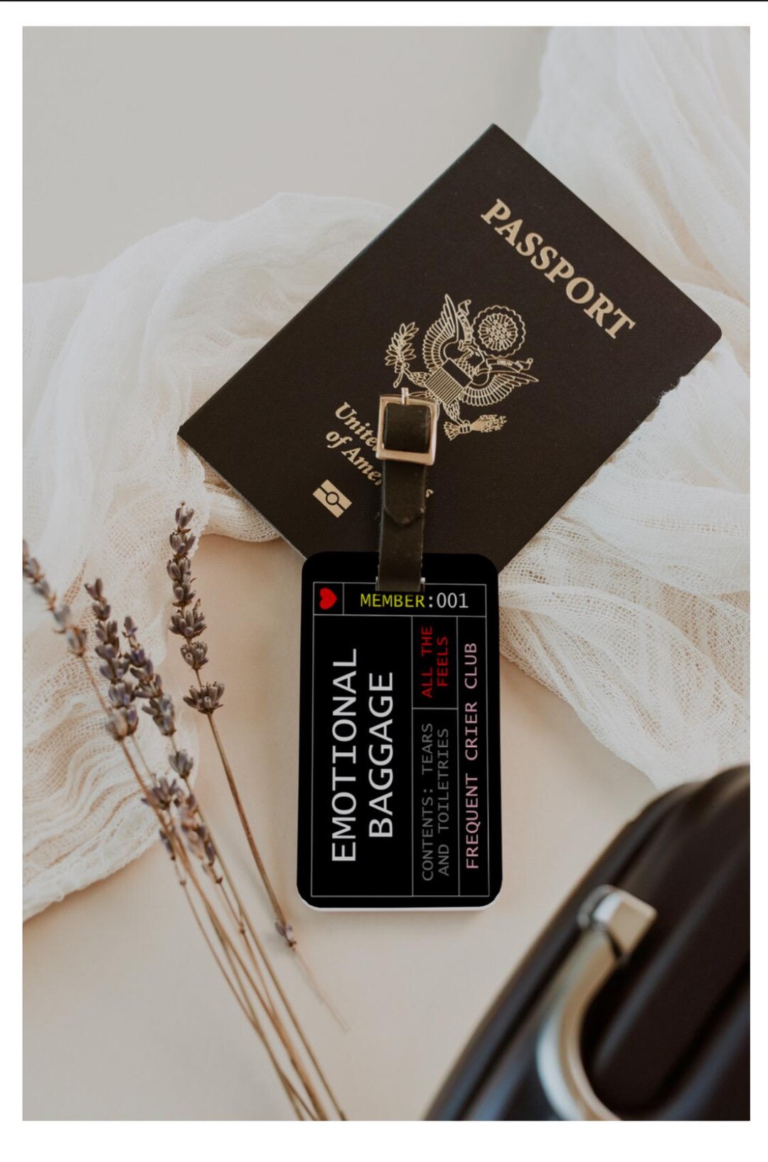 Emotional Baggage! - Luggage Bag Tag for Your Next Adventure - Stand ...