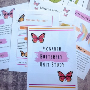 Monarch Butterfly Mini Unit Study - Etsy