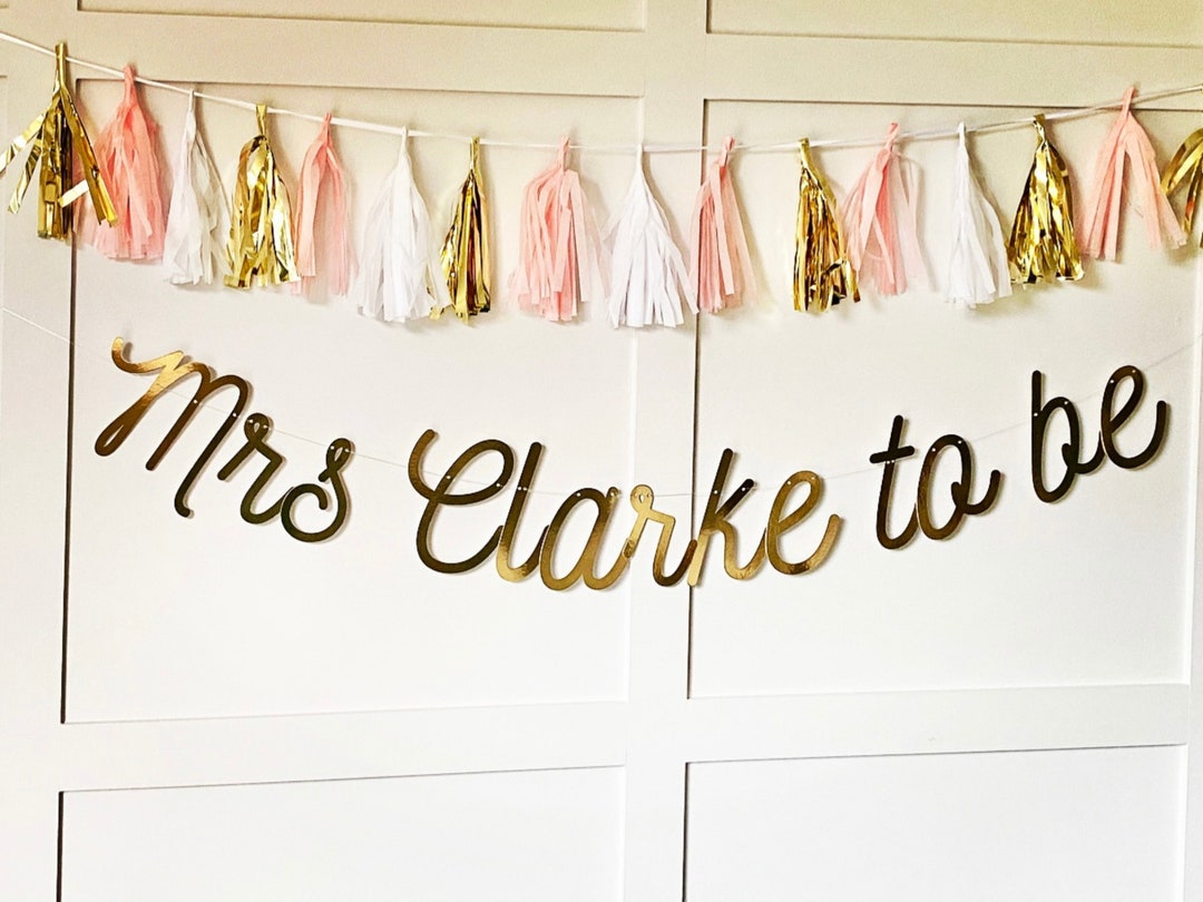 Personalised Hen Do Party Banner, Hen Do Bunting, Mrs to Be Sign, Hen ...