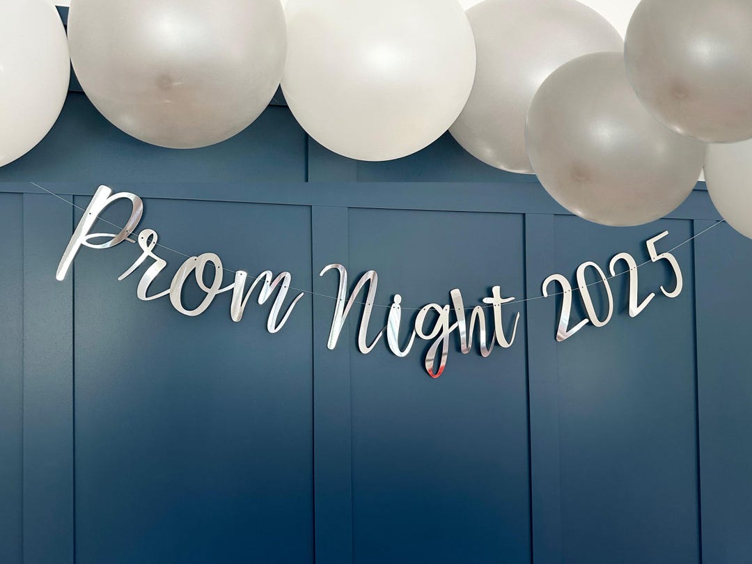 Prom 2026 Banner, Prom Party Decor, Prom Backdrop, Prom Sign, Class of ...