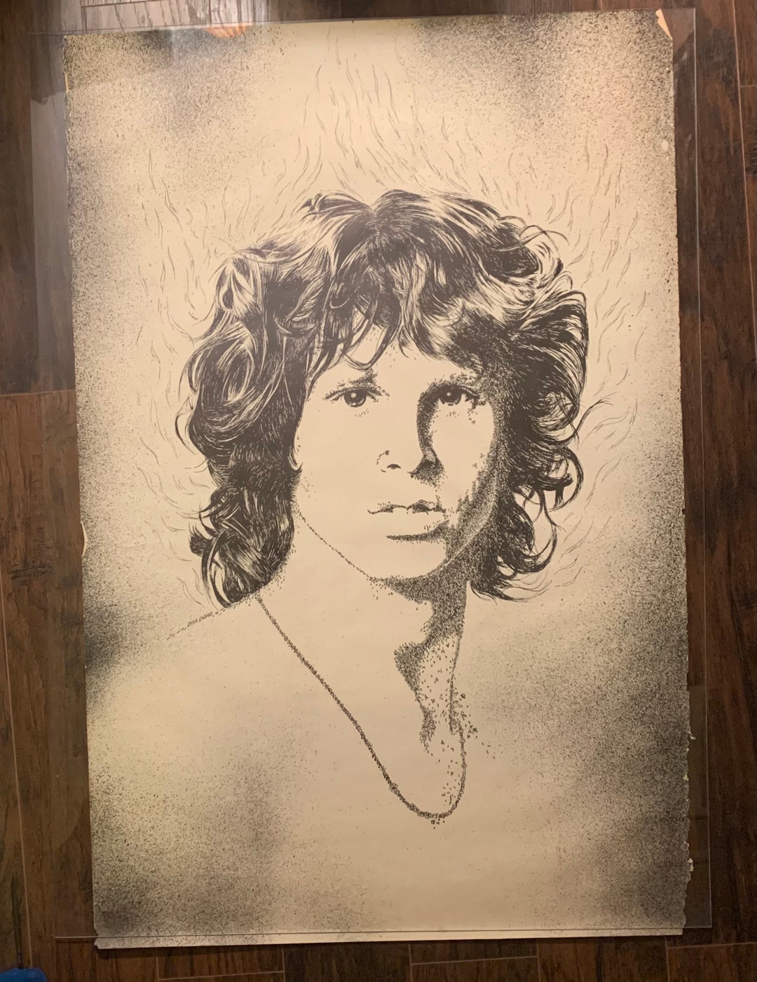 Beautiful Jim Morrison Vintage Poster psychedelic 1960s Pin-up - Etsy Sweden