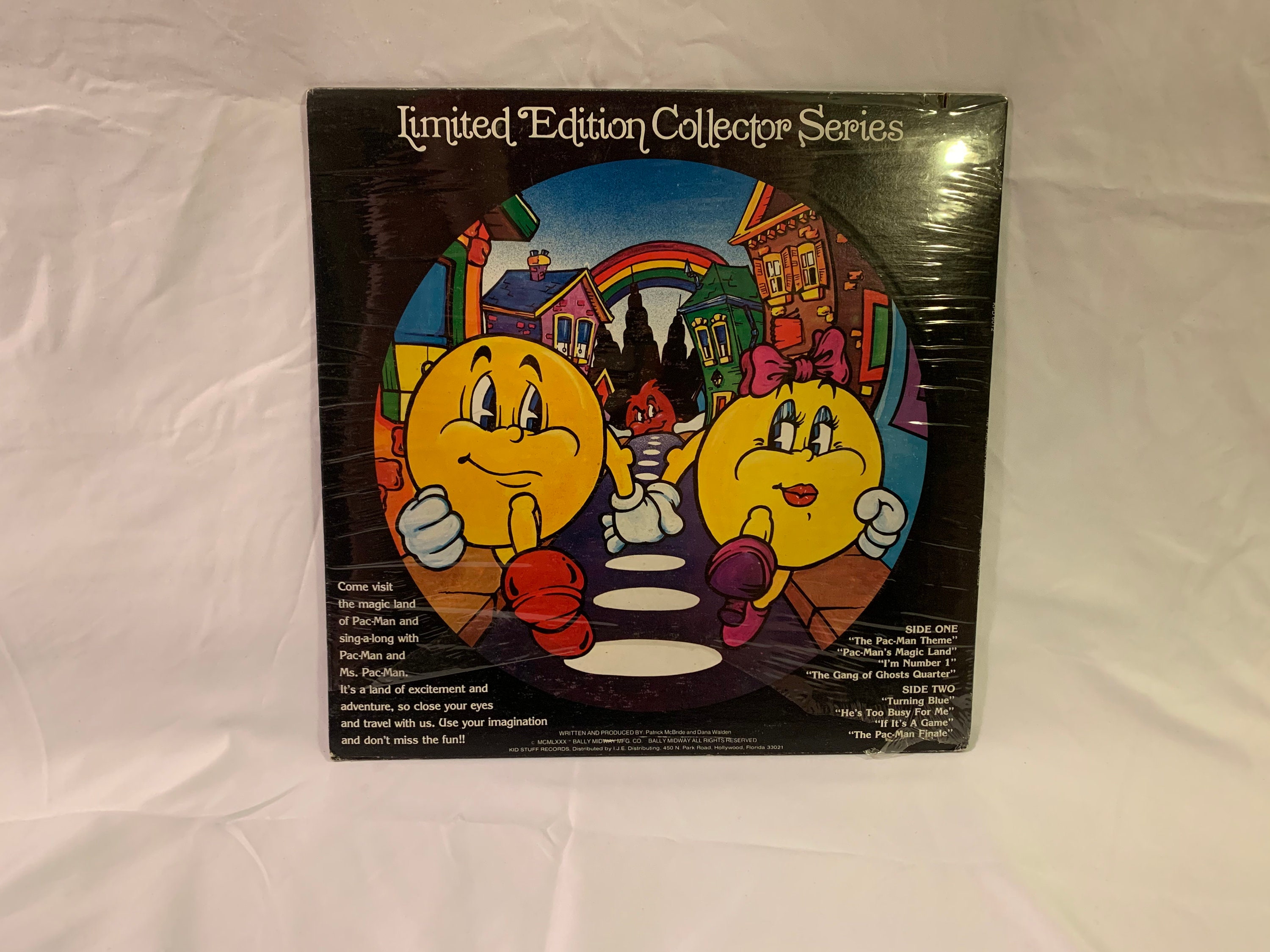 The Pac-man Album Vintage Vinyl Picture Record 1980 33 LP Kid Stuff ...