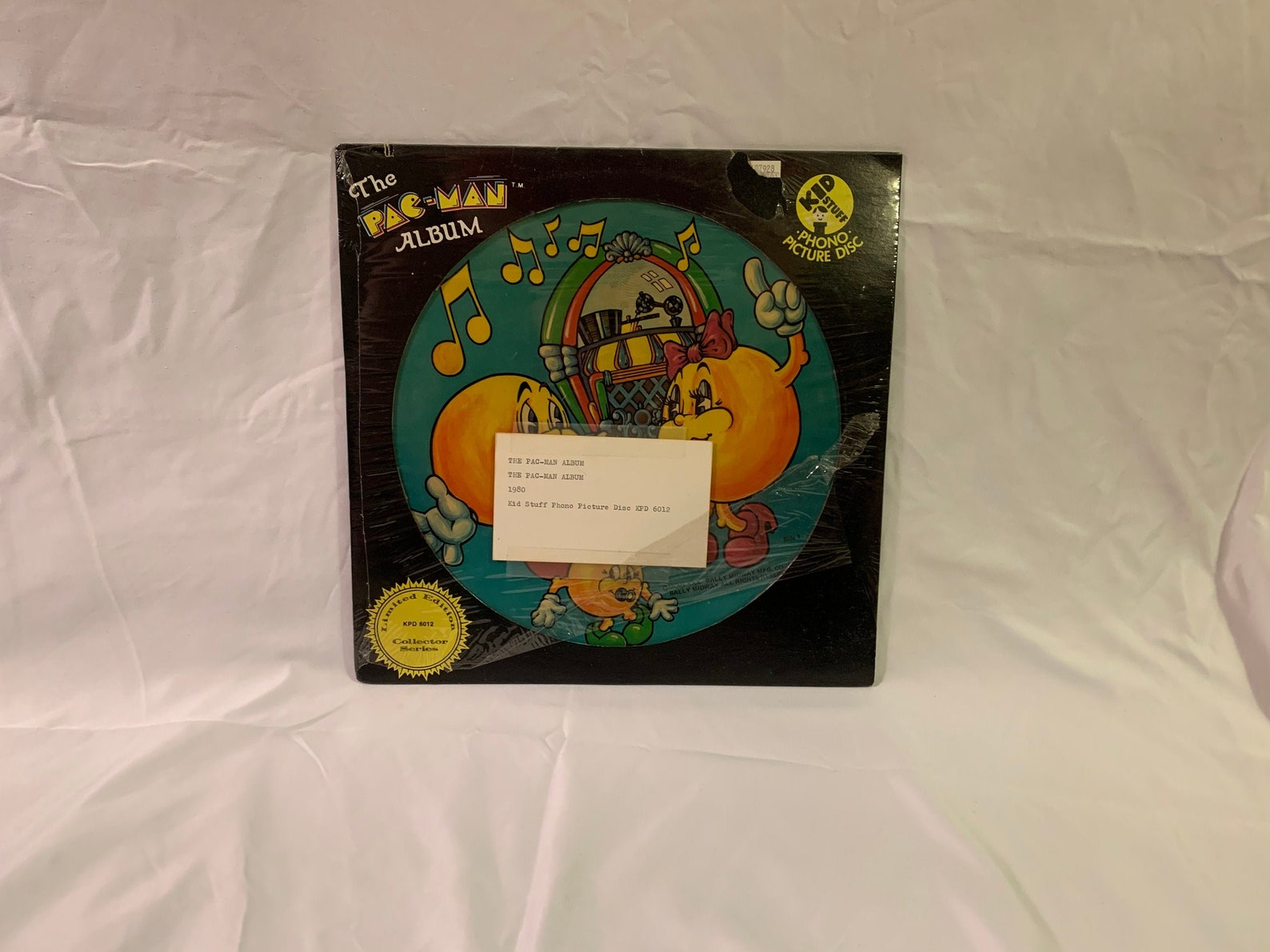The Pac-man Album Vintage Vinyl Picture Record 1980 33 LP Kid Stuff ...