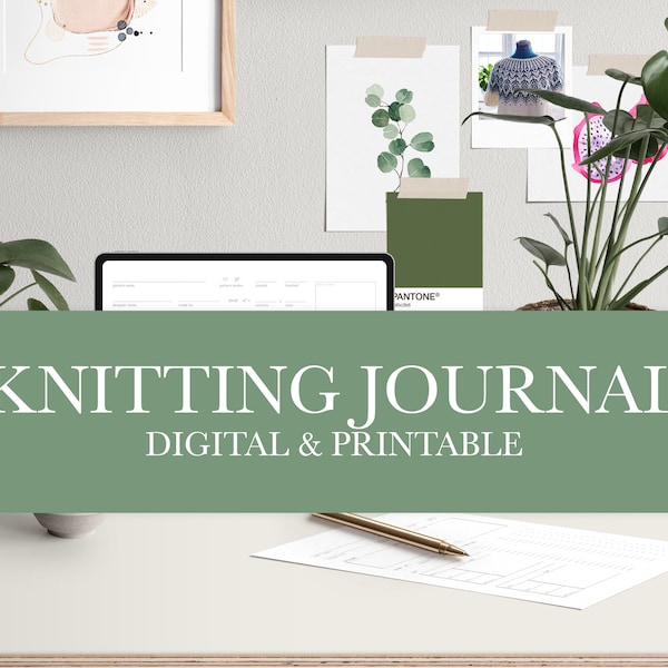 Knitting Planner Printable - Etsy