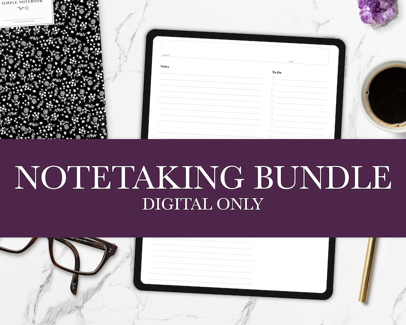 Digital Note-taking Templates for Students, Meetings, and Work From ...