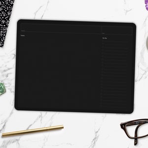 High-contrast Digital Note-taking Templates for Students, Meetings, and ...