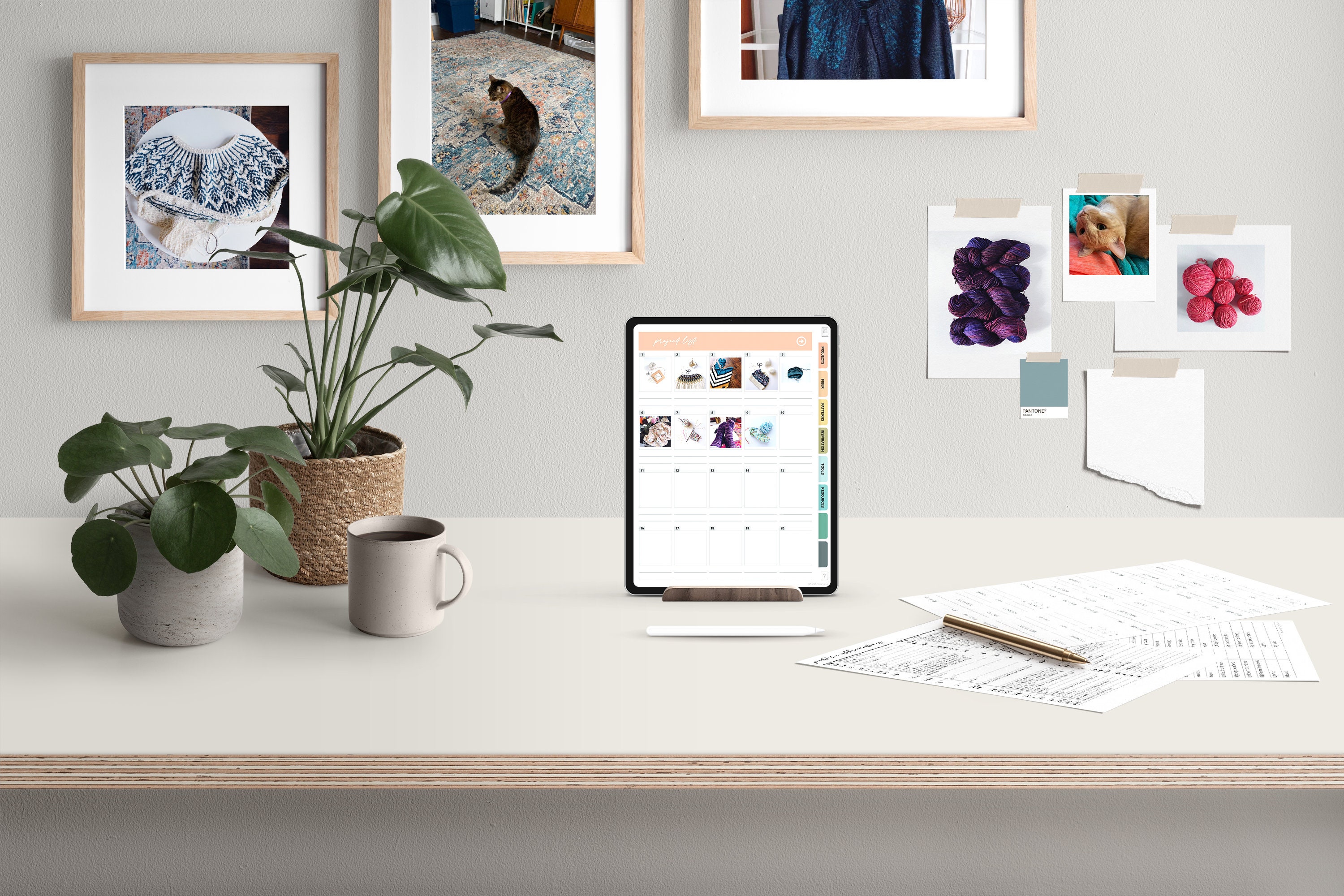 Knitting Planner Full Digital Bundle Organize Yarn - Etsy