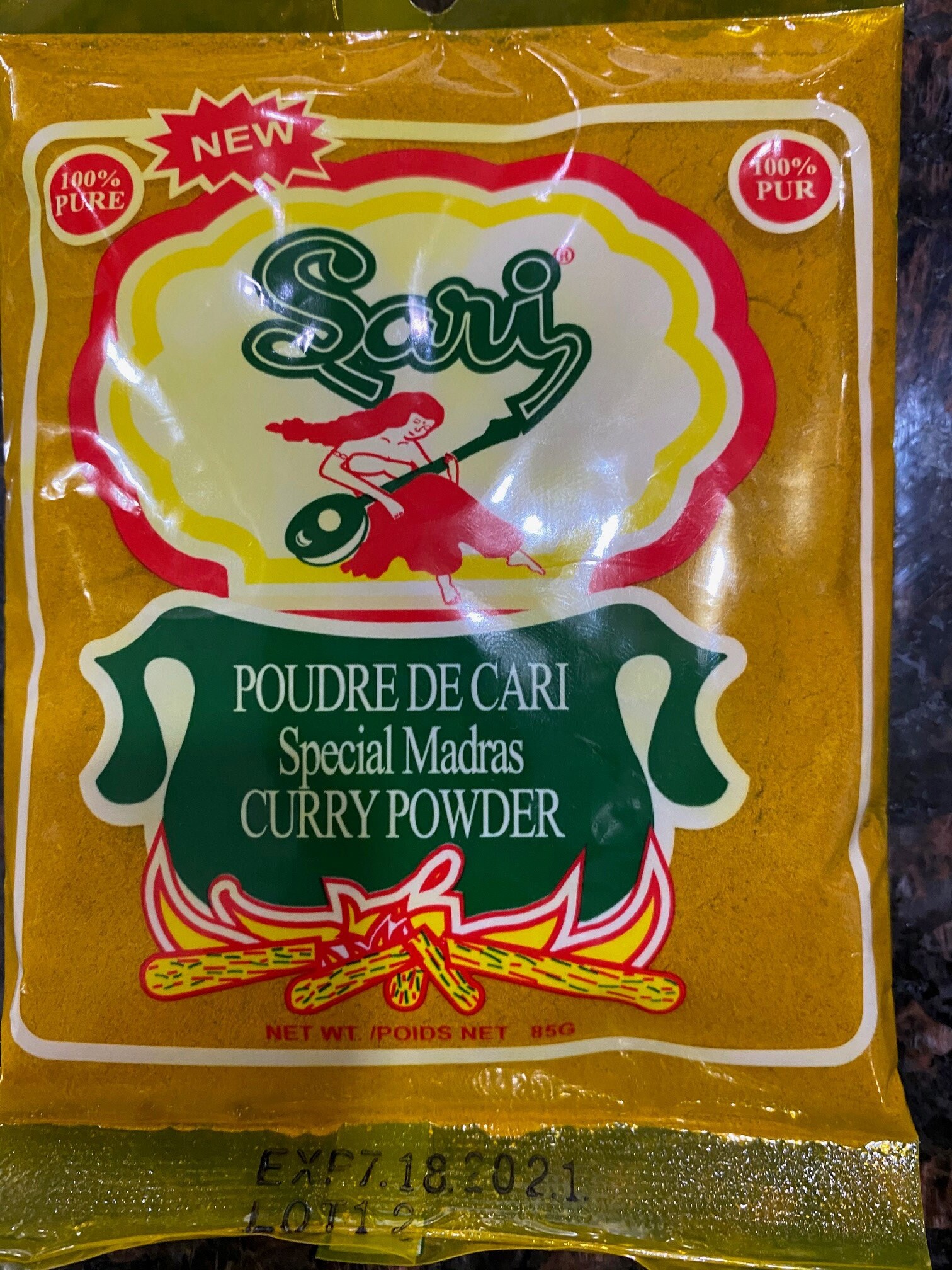 3 Oz Curry Powder From Guyana and Trinidad - Etsy