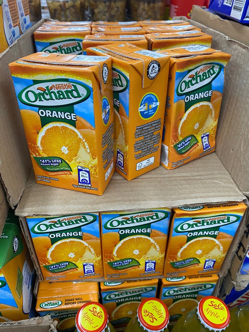 Nestle Orchard Orange Juice 250ml - Etsy