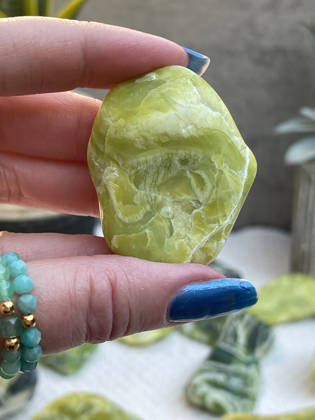 Large Tumbled Noble Serpentine, Polished Serpentine, Big Healerite ...