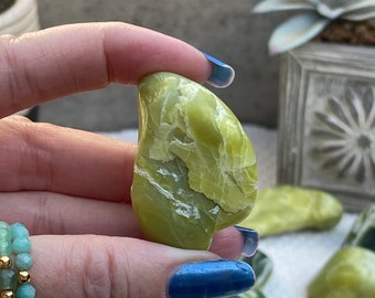 Large Tumbled Noble Serpentine, Polished Serpentine, Big Healerite ...