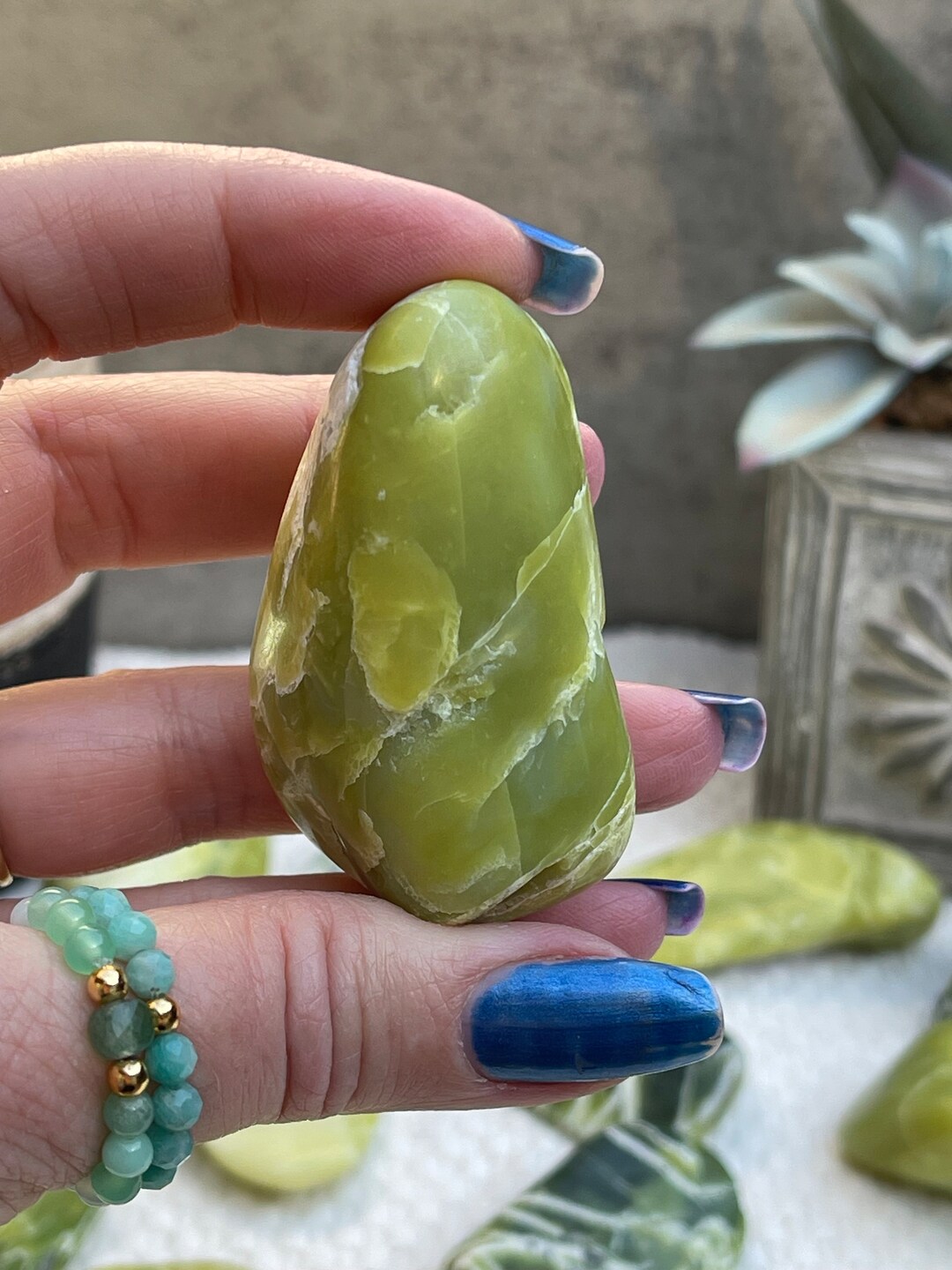 Large Tumbled Noble Serpentine, Polished Serpentine, Big Healerite ...
