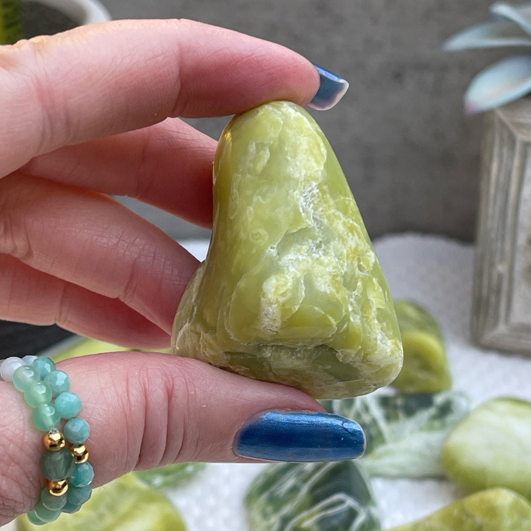 Large Tumbled Noble Serpentine, Polished Serpentine, Big Healerite ...