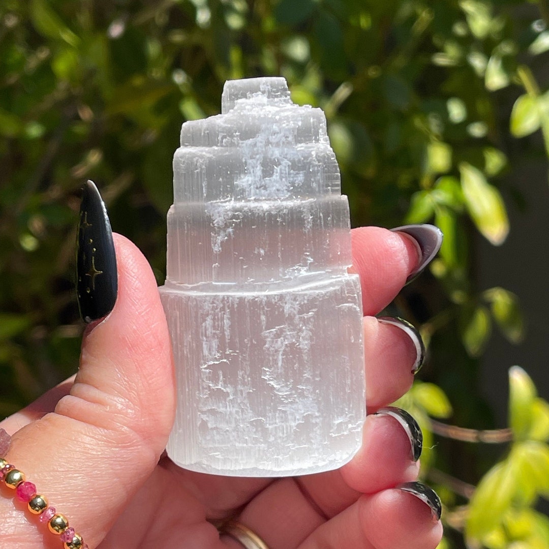 Selenite Towers, Mini Selenite Tower, Healing Crystals, Charging ...