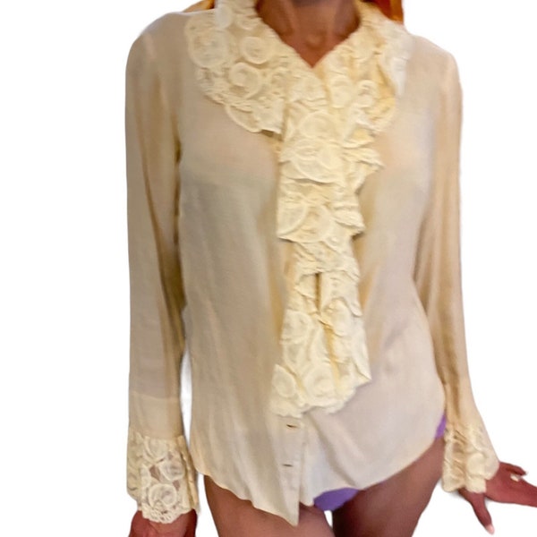 Poet Blouse Etsy