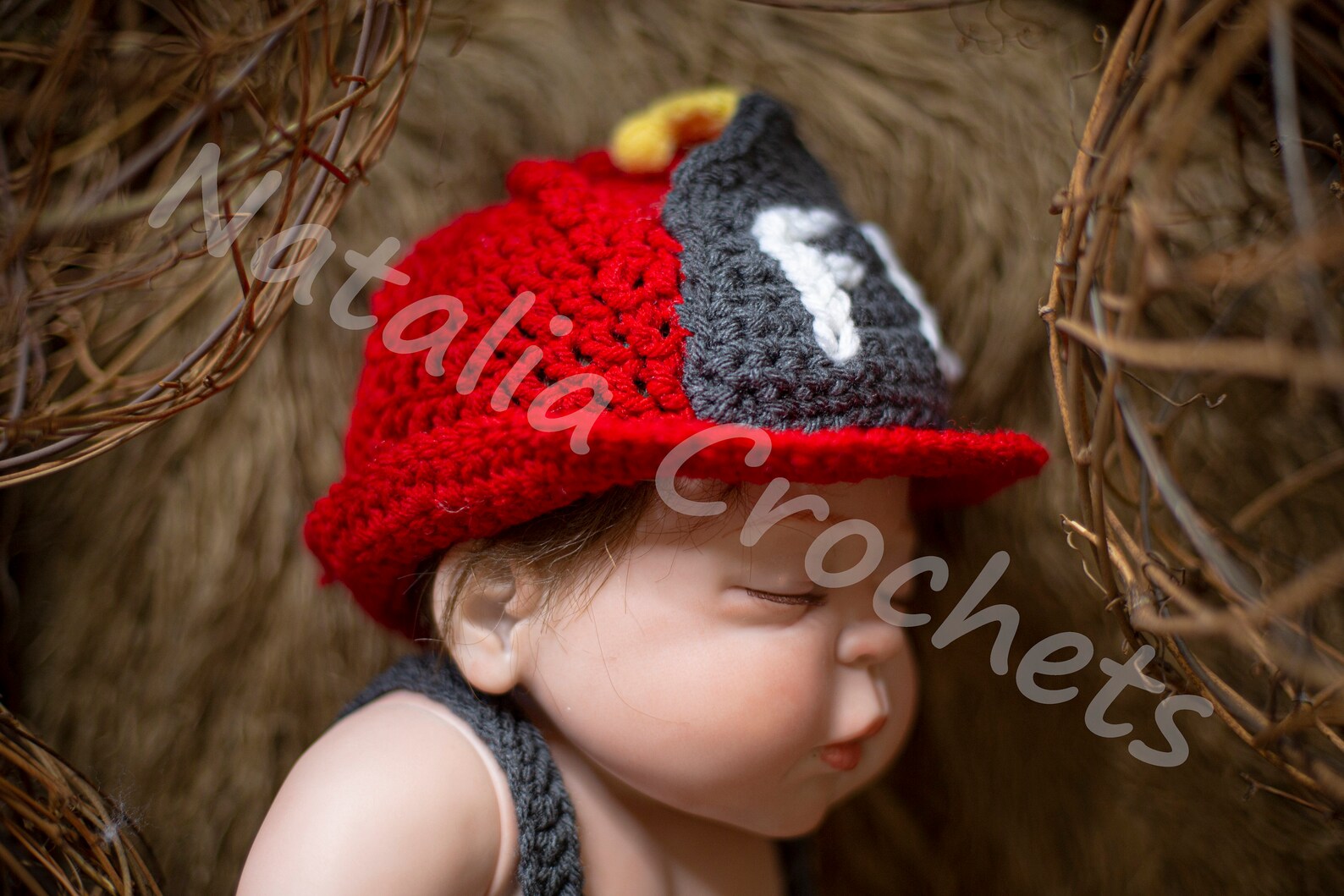 Firefighter Photo Prop Boy Photo Outfit Newborn Photo Prop - Etsy