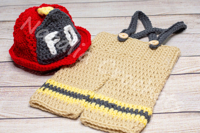 Firefighter Photo Prop Boy Photo Outfit Newborn Photo Prop - Etsy