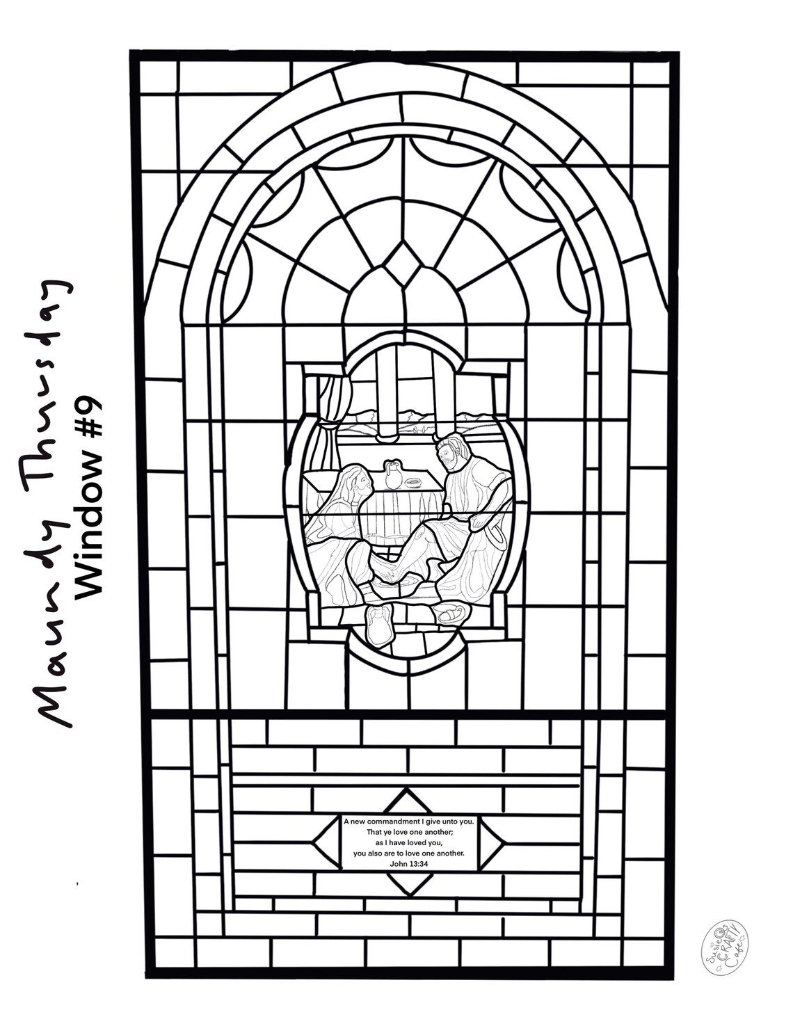 Lent Activity Sheets, Lent Color Sheets, Stained Glass, Christian ...