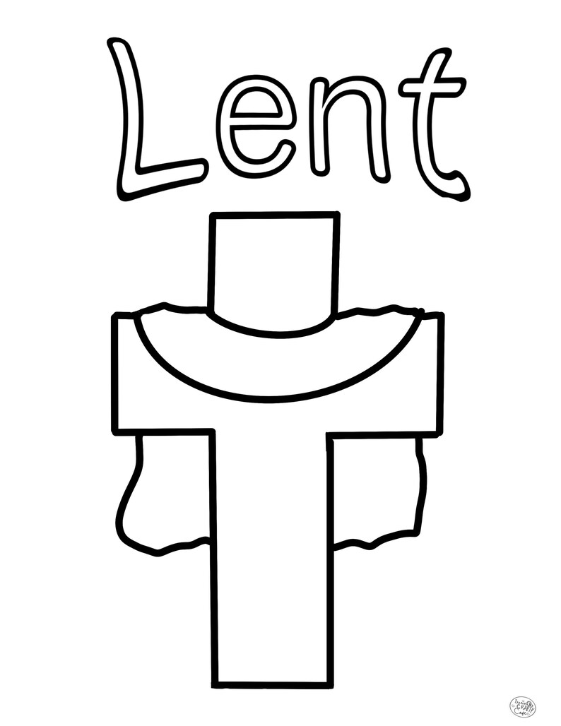 Lent Activity Sheets, Lent Color Sheets, Stained Glass, Christian ...