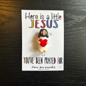 Mini Jesus Figure, Pocket Jesus, Easter Egg Filler, Christian Gift With ...