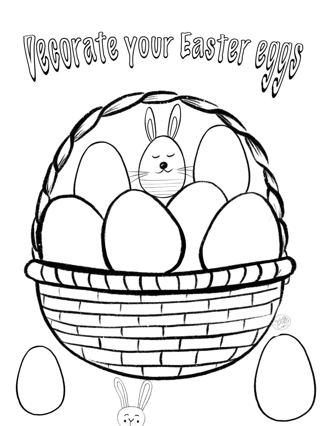 Easter Bunny Activity Sheets, Easter Color Sheets, Easter Bunny Kids ...