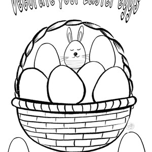Easter Bunny Activity Sheets, Easter Color Sheets, Easter Bunny Kids ...