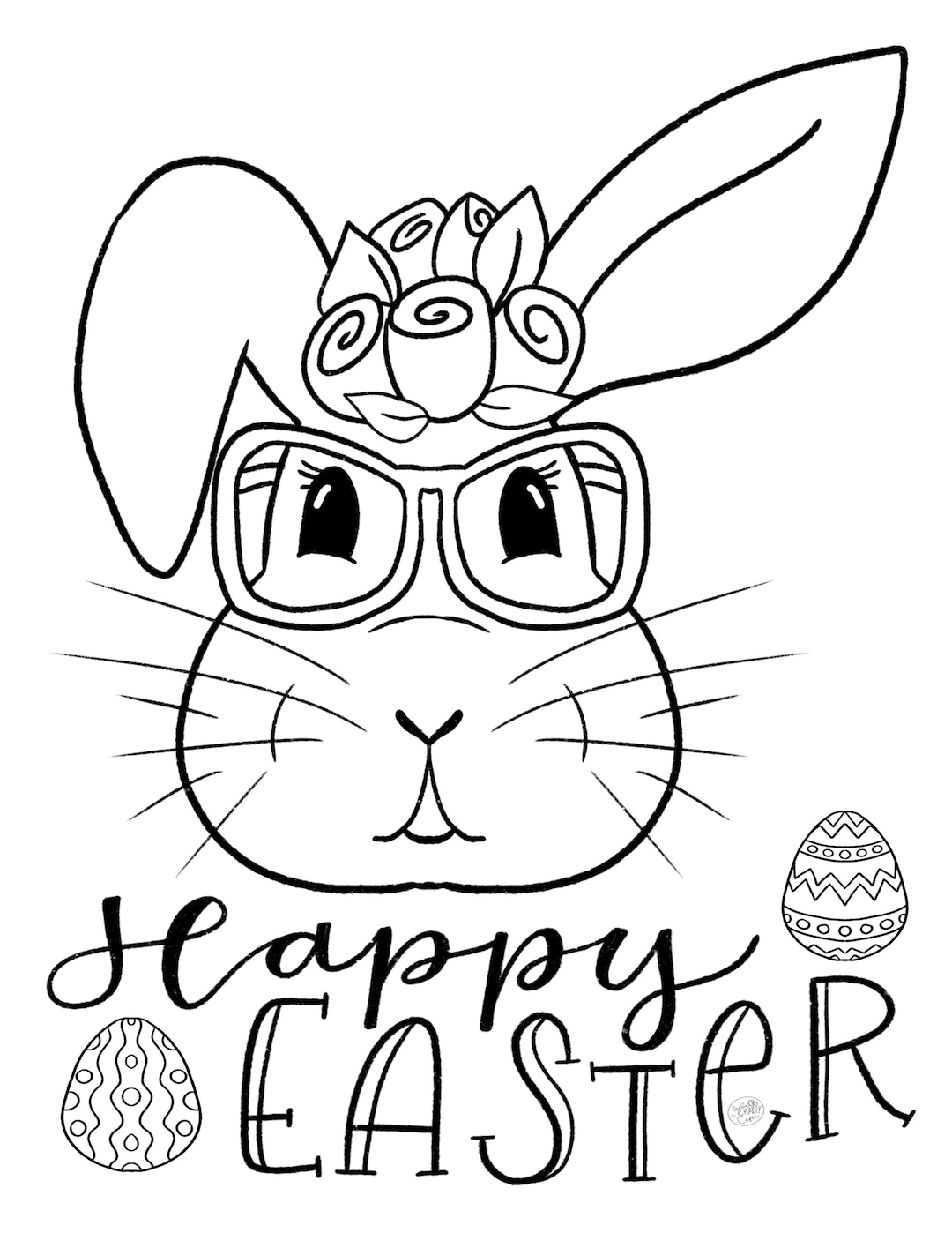 Easter Egg Activity Sheets, Easter Bunny Color Sheets, Easter Bunny ...