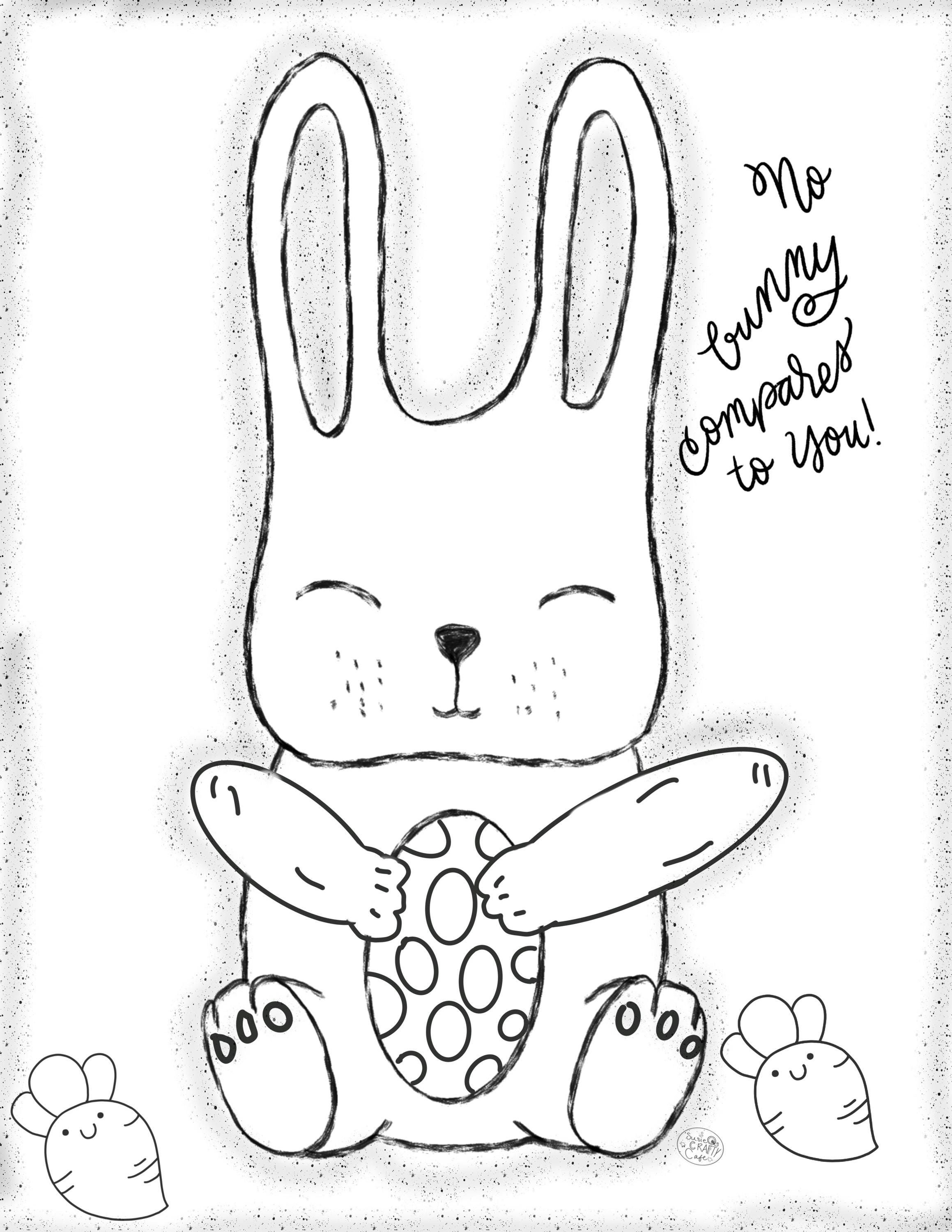 Easter Bunny Activity Sheets, Easter Color Sheets, Easter Bunny Kids ...