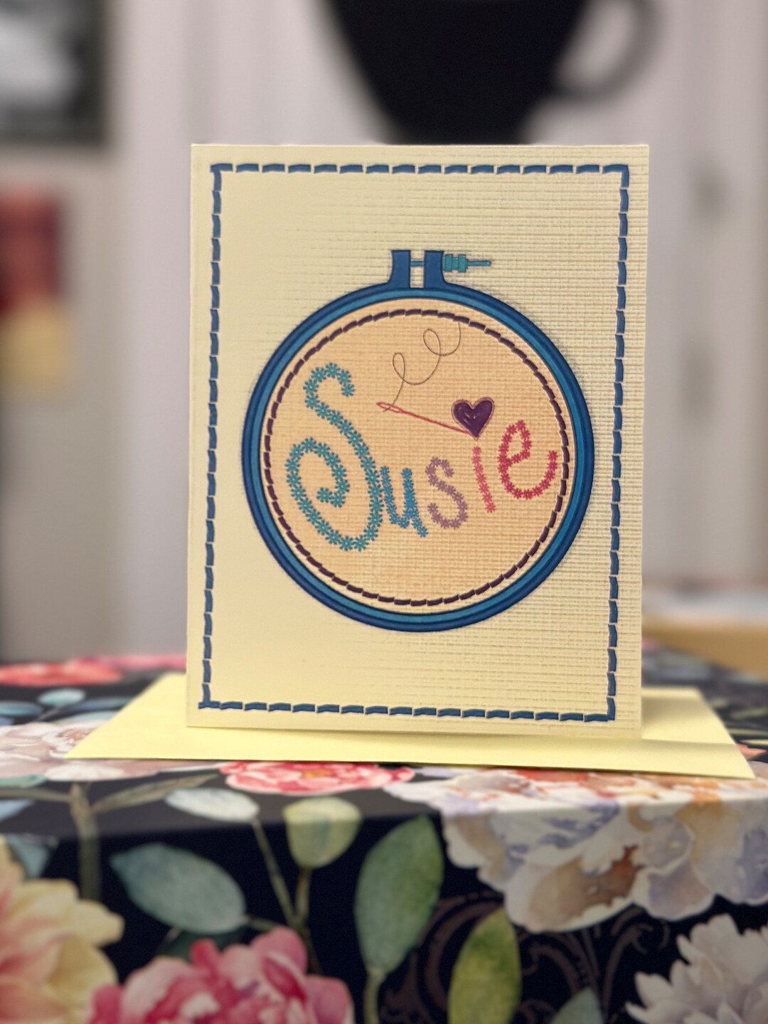 Personalized Name Cards, Embroidered Name Cards, Digital Name Cards ...