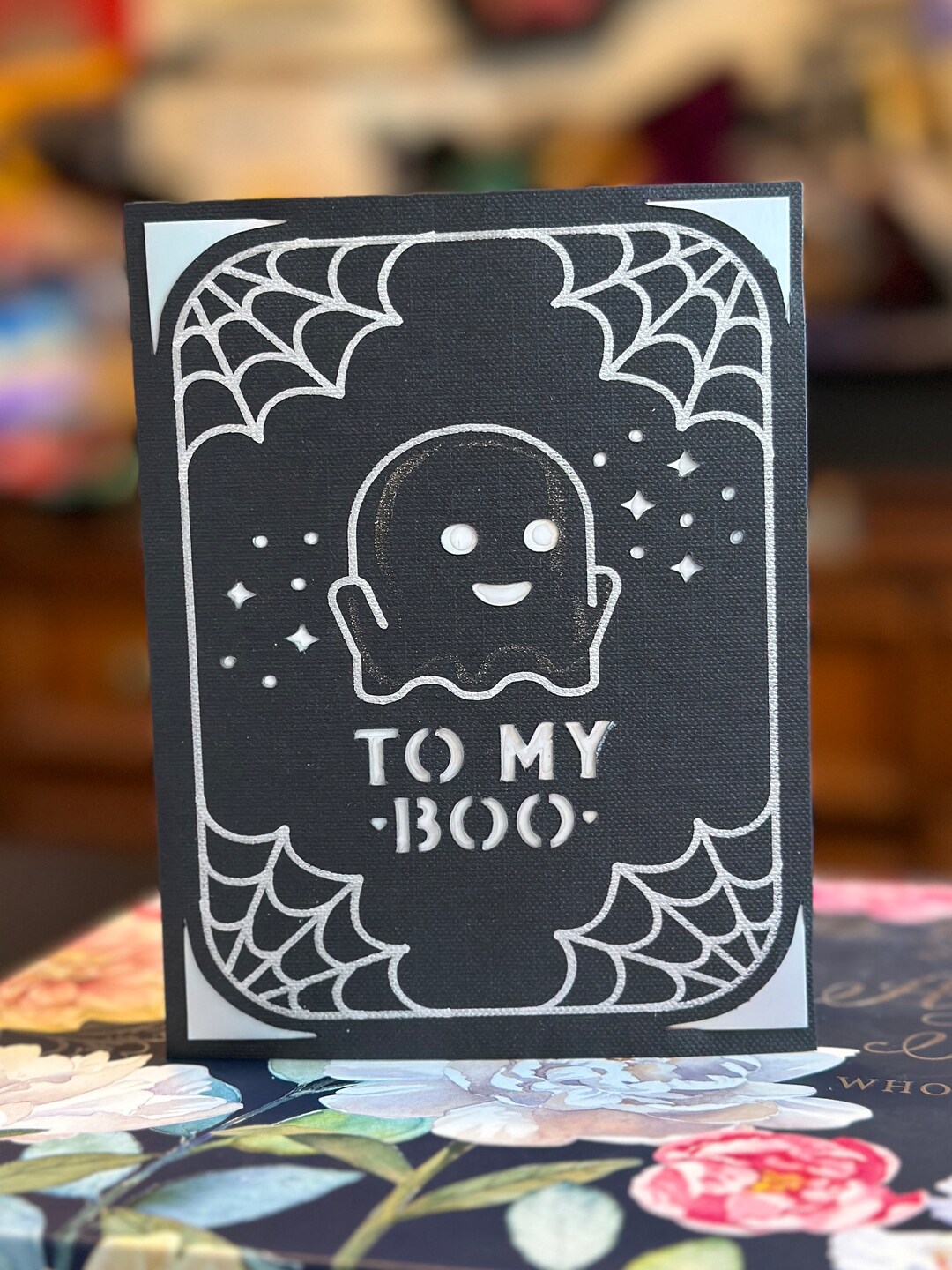 To My Boo Ghost My Boo Card Halloween Card Birthday Card - Etsy