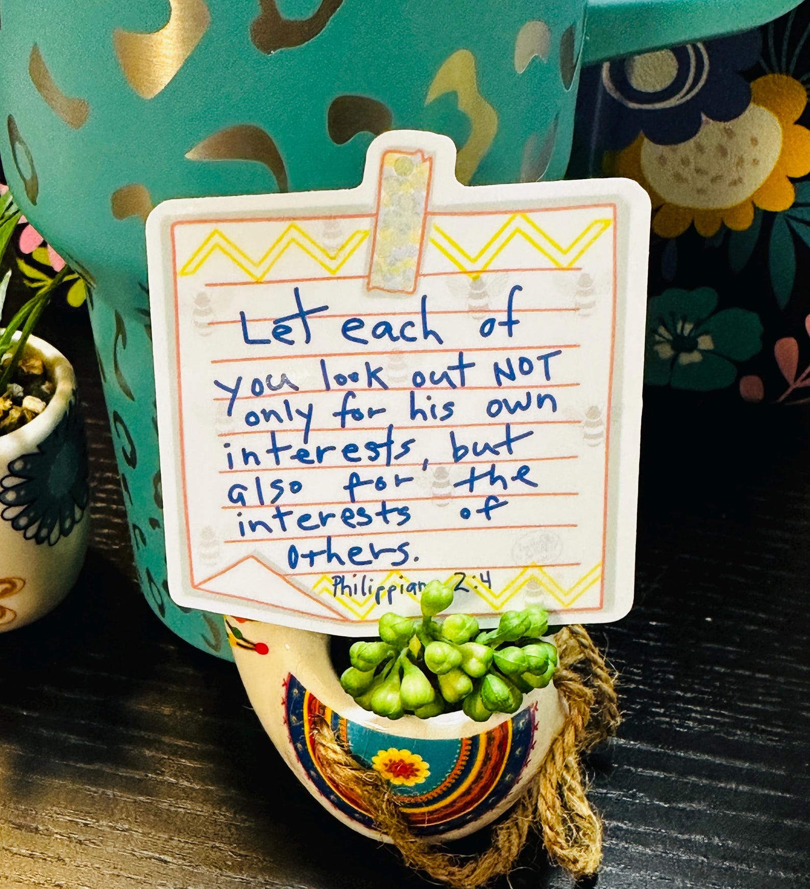 Serve Your Neighbor, Philippians 2 Scripture Verse Sticker, Prayer ...