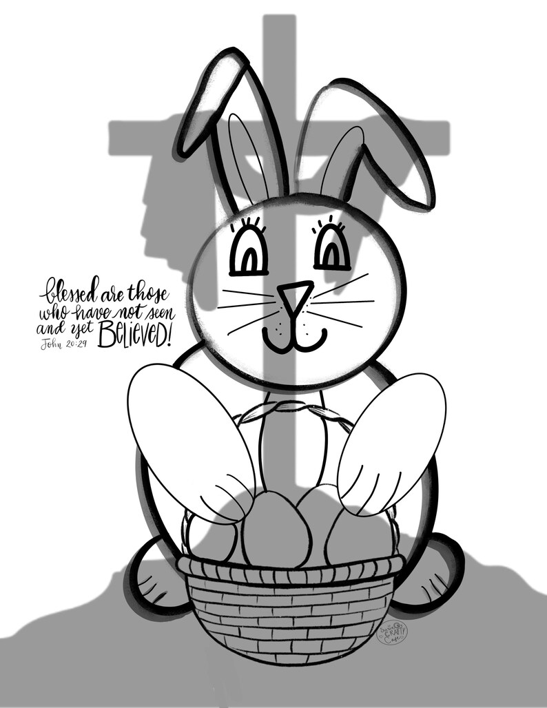 Easter Coloring Pages: Christian Activity Sheets (digital Download) - Etsy