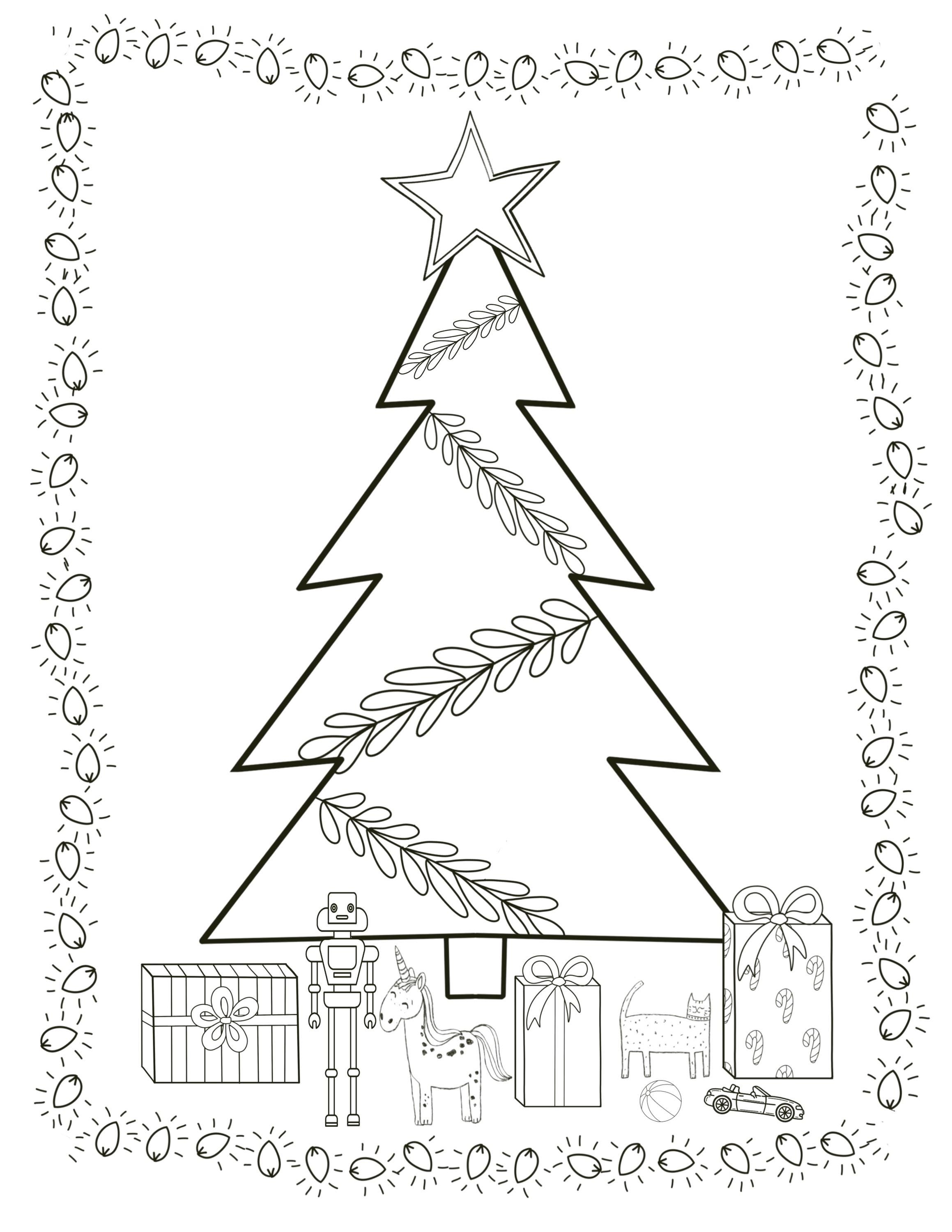 Christmas Tree Activity Sheets, 5 Kid Holiday Printables, Fun Christmas ...