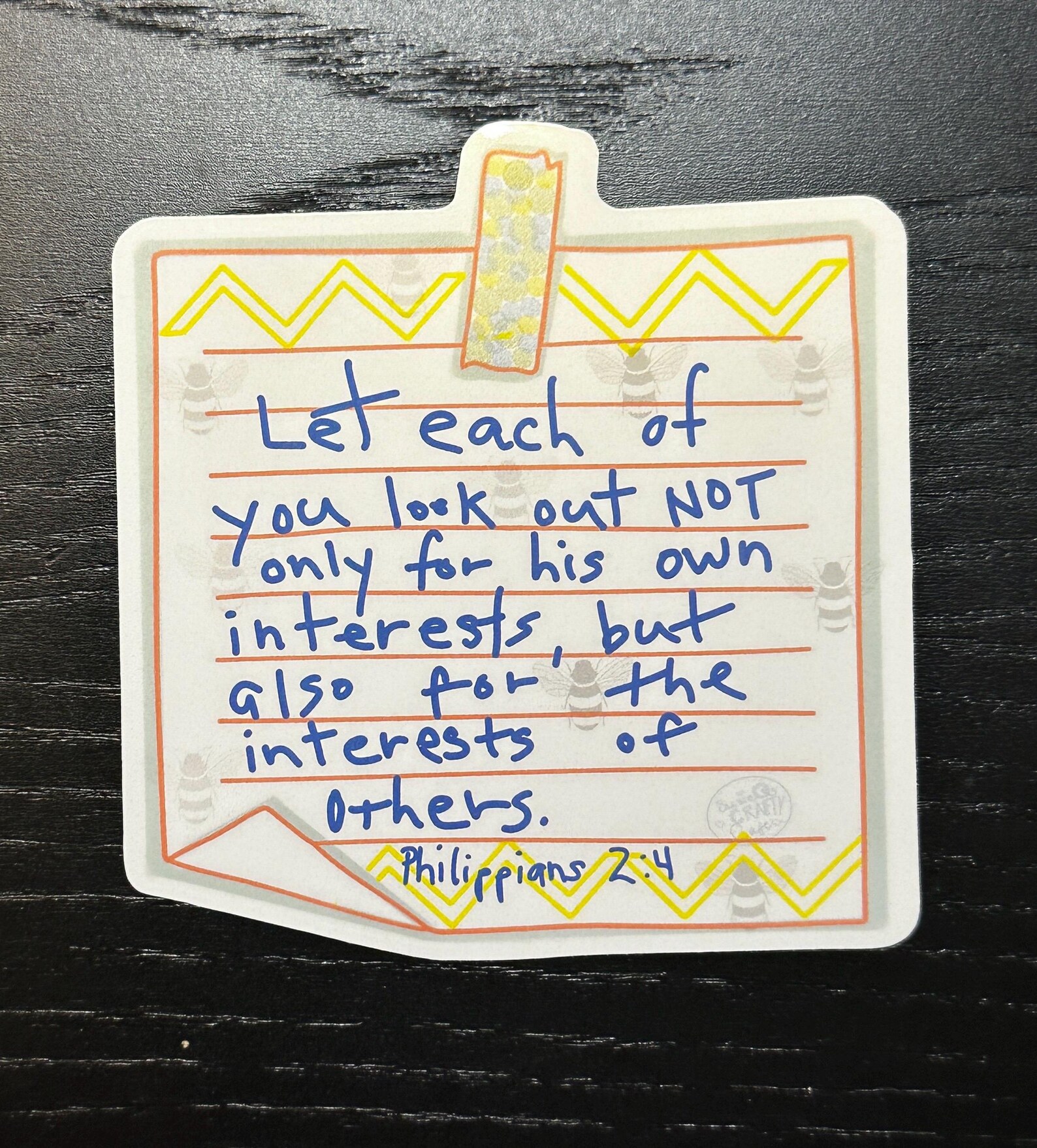 Serve Your Neighbor, Philippians 2 Scripture Verse Sticker, Prayer ...