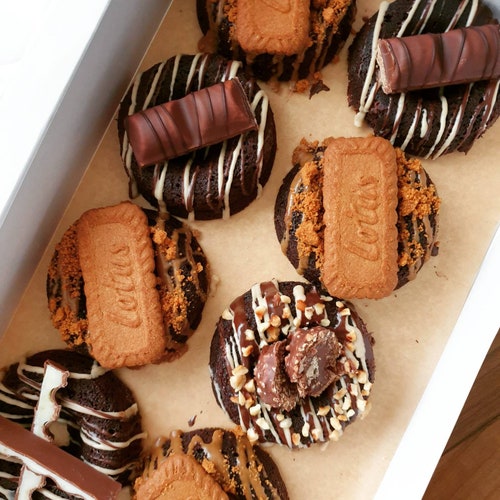 Delicious BRONUTS BROWNIE Rings Brownie Donuts - Etsy UK