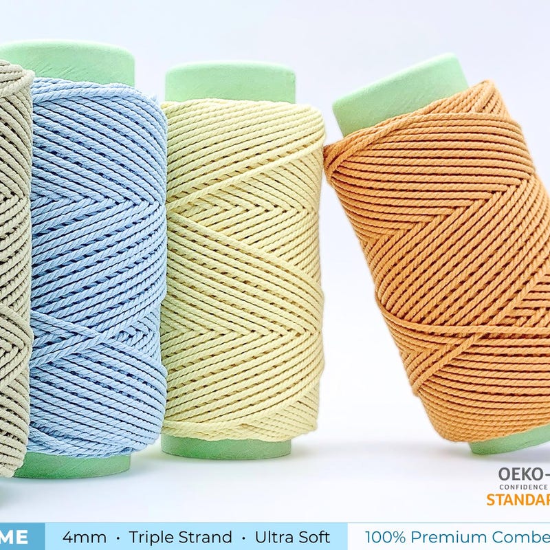 4mm Macrame Cord - Etsy